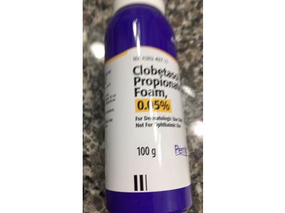 Clobetasol Propionate Foam, 0.05% (RX), 100 g, Perrigo Ingredients and ...