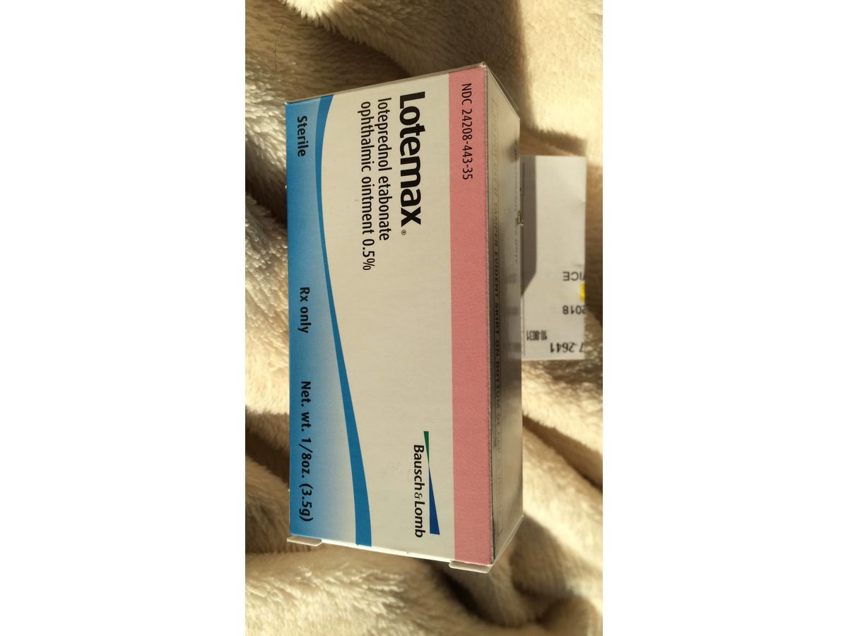 Lotemax Ophthalmic Ointment 0.5% (RX), 3.5 Gm Bausch & Lomb Ingredients ...