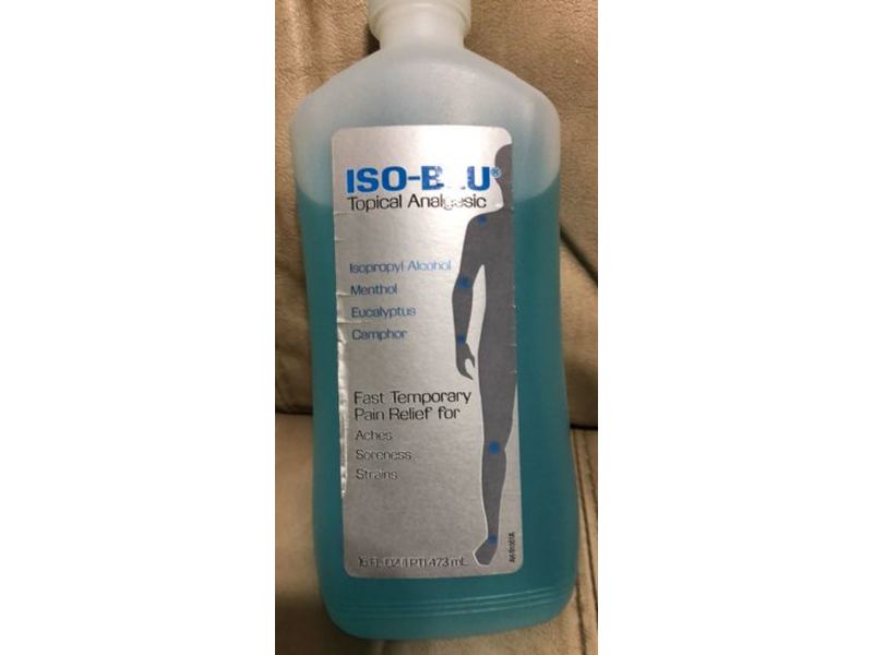 Iso-Blu Topical Analgesic, 16 fl oz/473 mL Ingredients and Reviews