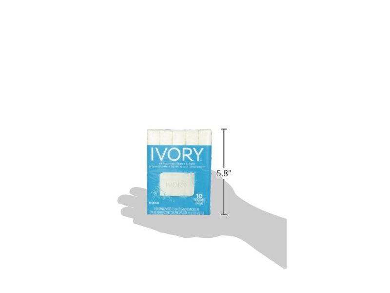 Ivory Bar, Original Scent, 10 Count Ingredients and Reviews