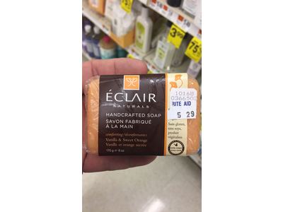 Eclair Naturals Handcrafted Soap, Vanilla and Sweet Orange, 6 Ounce ...