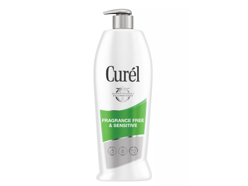 Curel Fragrance Free & Sensitive Skin Hydrating Lotion, 20 fl oz (591 ...