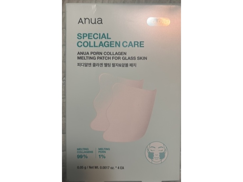 Anua Melting Patch, PDRN Collagen, 0.0017 oz/0.05 g, 4 Count ...