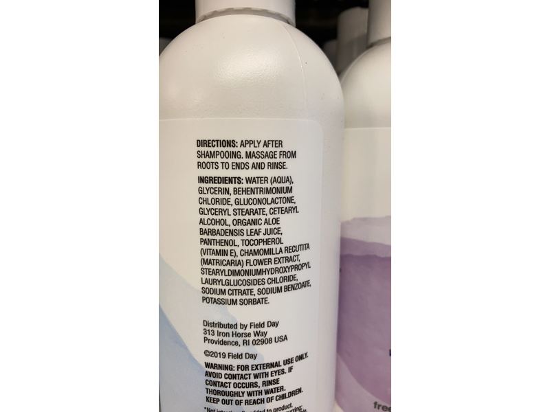 Field Day Fragrance-Free Conditioner, 16 fl oz Ingredients and Reviews