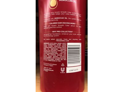 TRESemme Keratin Smooth Color Shampoo 22 fl oz Ingredients and Reviews