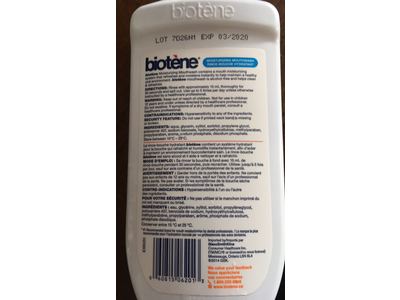 Biotene Moisturizing Mouthwash, 473 mL Ingredients and Reviews