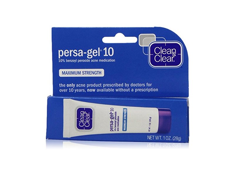 Clean & Clear Persa-Gel 10, Maximum Strength, 1 Ounce Ingredients and ...