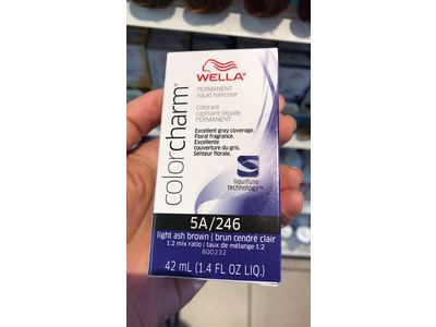 Wella Color Charm Liquid, #0246/5A Light Ash Brown, 1.4 fl oz ...