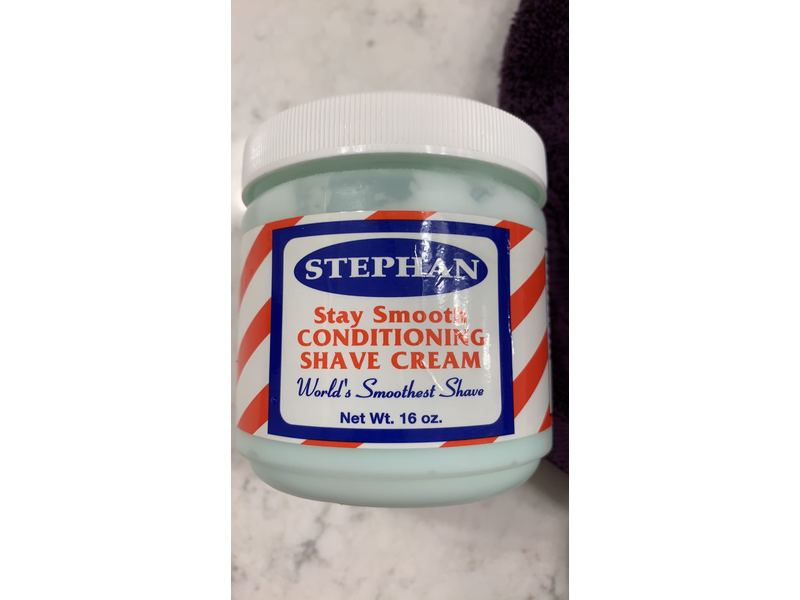Stephan Stay Smooth Conditioning Shave Cream, 16 oz Ingredients and Reviews