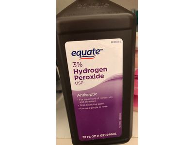 Equate 3% Hydrogen Peroxide, 32 fl oz Ingredients and Reviews