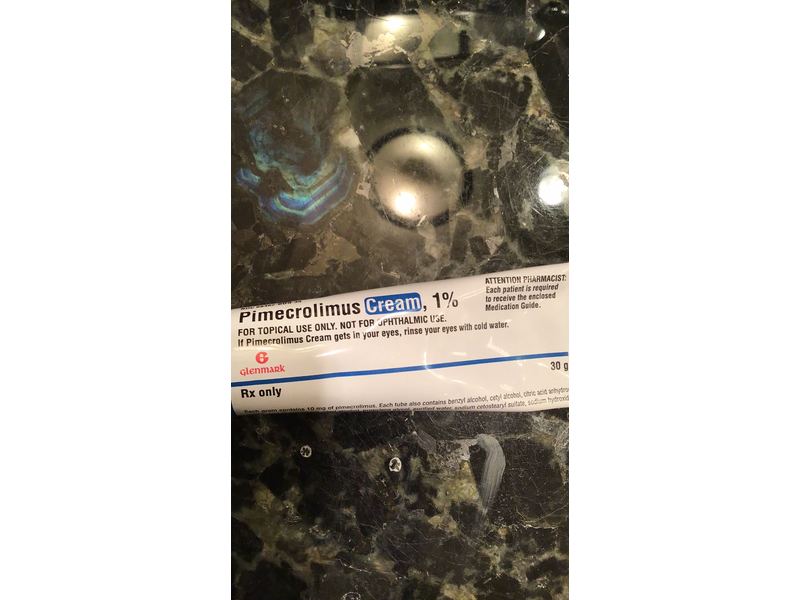 Pimecrolimus Cream 1% (RX) 30G, Glenmark Ingredients and Reviews