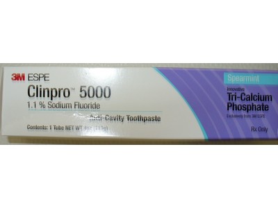 Clinpro 5000 Anti-Cavity Toothpaste, Spearmint, 4 oz Ingredients and ...