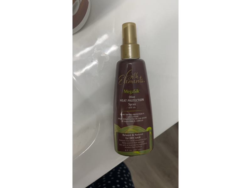 Silk Elements Megasilk Olive Heat Protection Spray 8oz Ingredients and Reviews