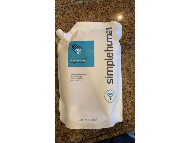 simplehuman Foam Hand Soap, Fragrance-Free, 28 fl oz (828 mL ...