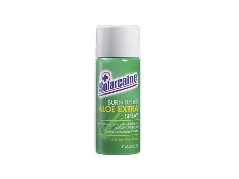 Solarcaine Aloe Extra Burn Relief Spray, 4.5 Ounce Ingredients and Reviews