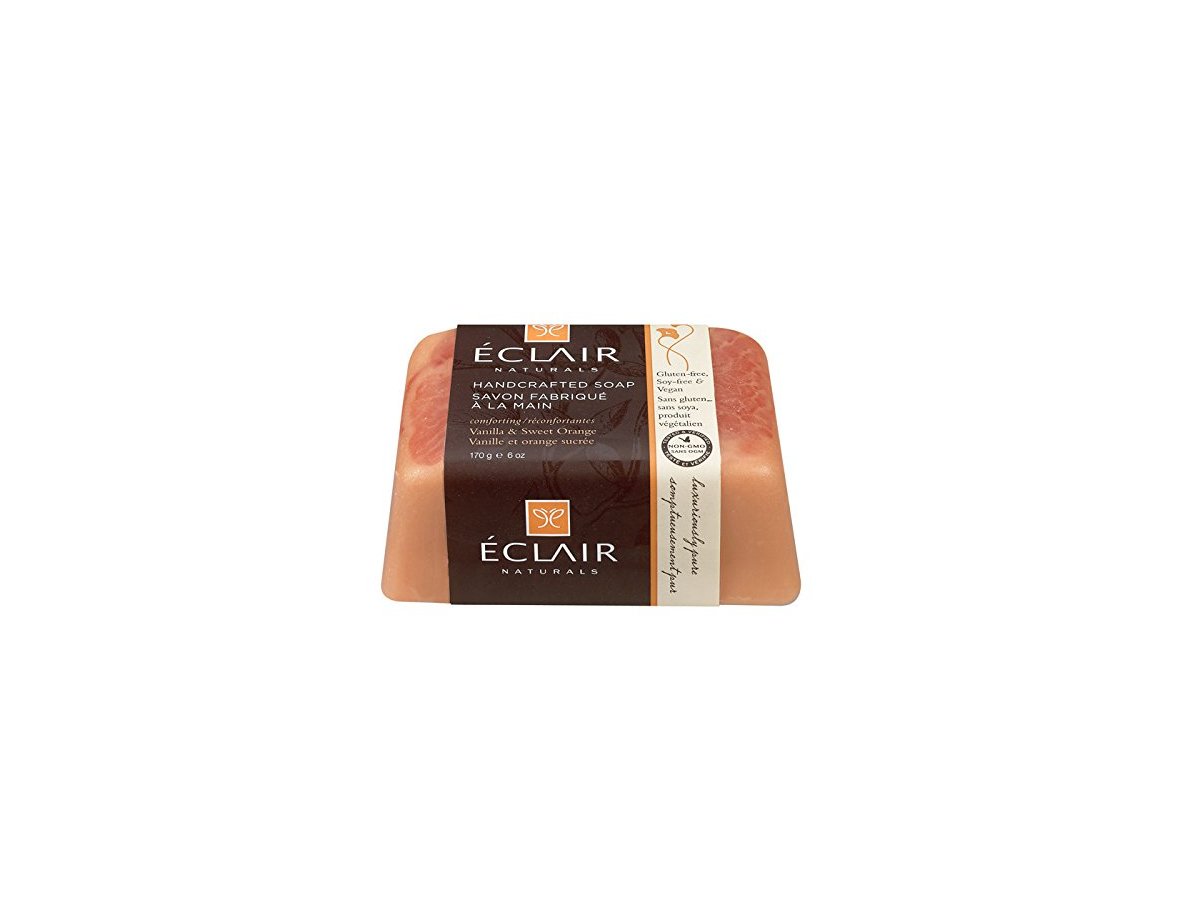 Eclair Naturals Handcrafted Soap, Vanilla and Sweet Orange, 6 Ounce ...