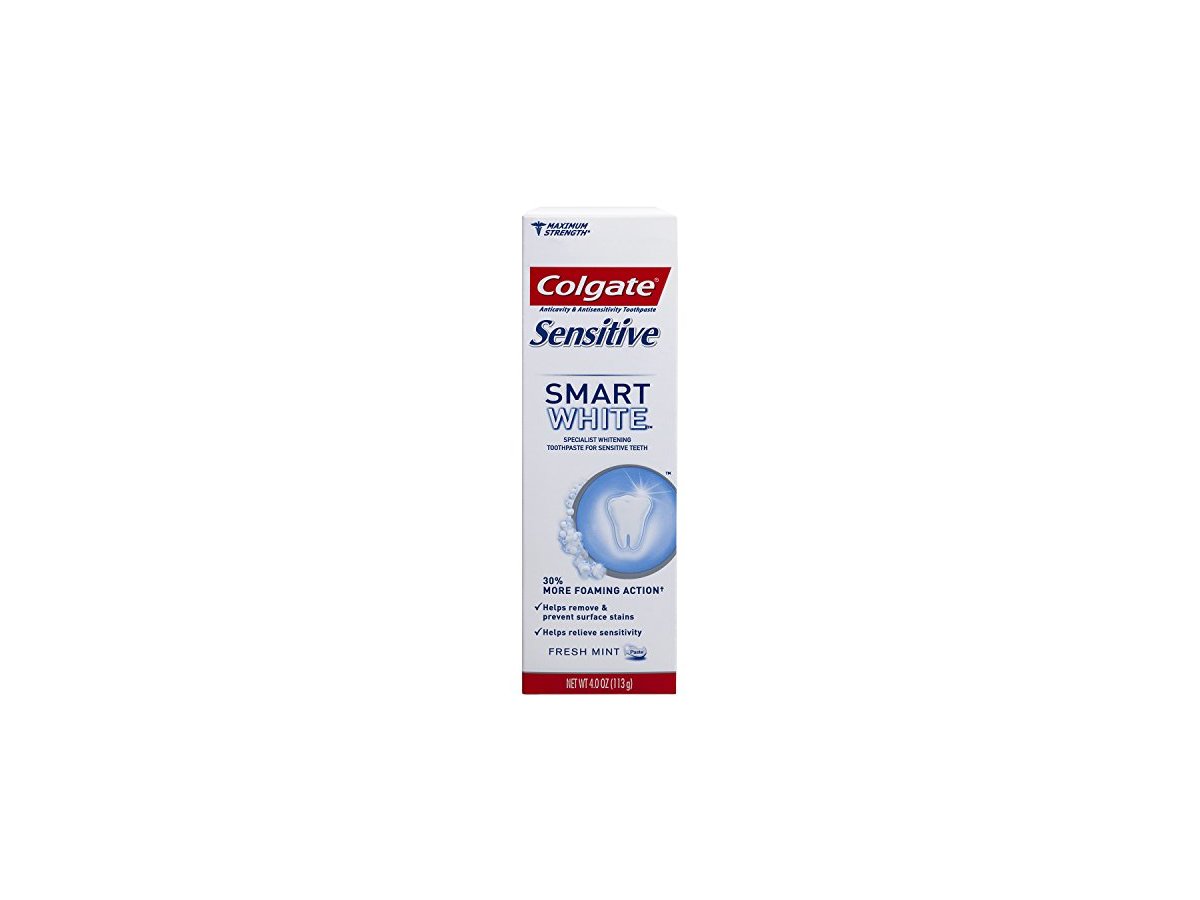 Colgate Sensitive Smart White Whitening Foaming Toothpaste - 4 ounce (6 ...