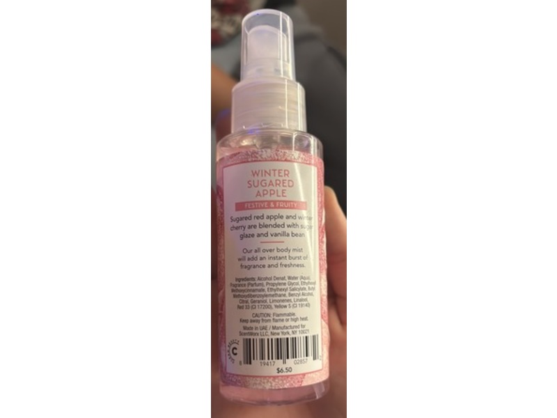 Harry Slatkin Scent Worx Body Mist, Winter Sugared Apple, 3 fl oz/88 mL ...