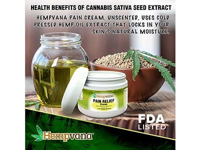 Original Hempvana Pain Relief Cream by BulbHead - The Hemp Cream for ...