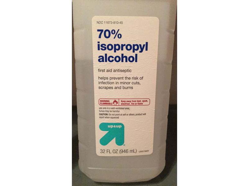 Up & Up 70% Isopropyl Alcohol, 32 fl oz Ingredients and Reviews