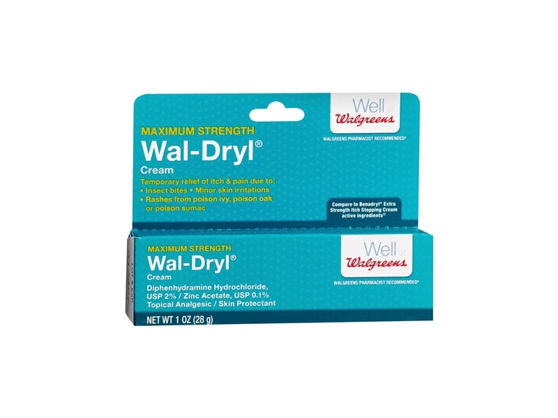 Walgreens Wal-Dryl Anti-Itch Cream Ingredients and Reviews