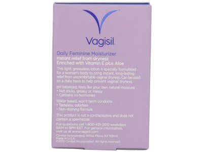 Vagisil Feminine Moisturizer, Clear Lotion, 2-Ounces (Pack of 4 ...