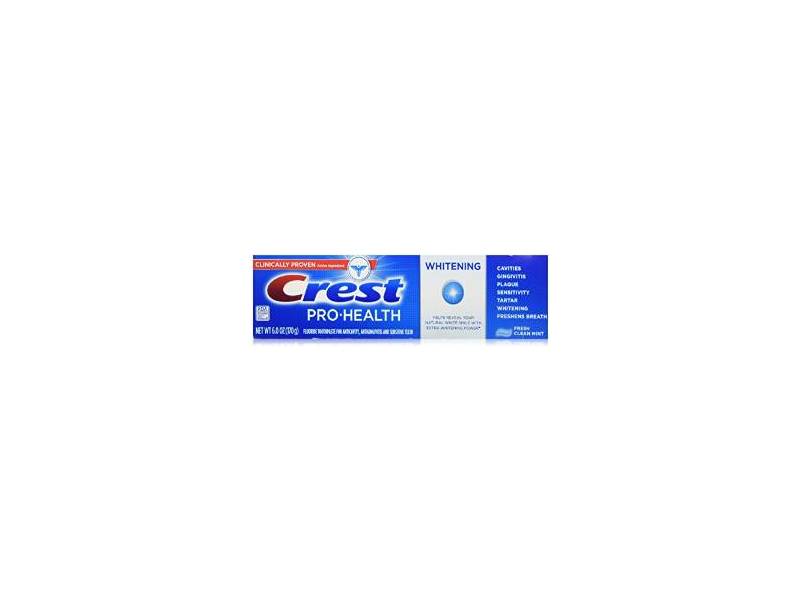 Crest Pro-Health Whitening Toothpaste Ingredients and Reviews