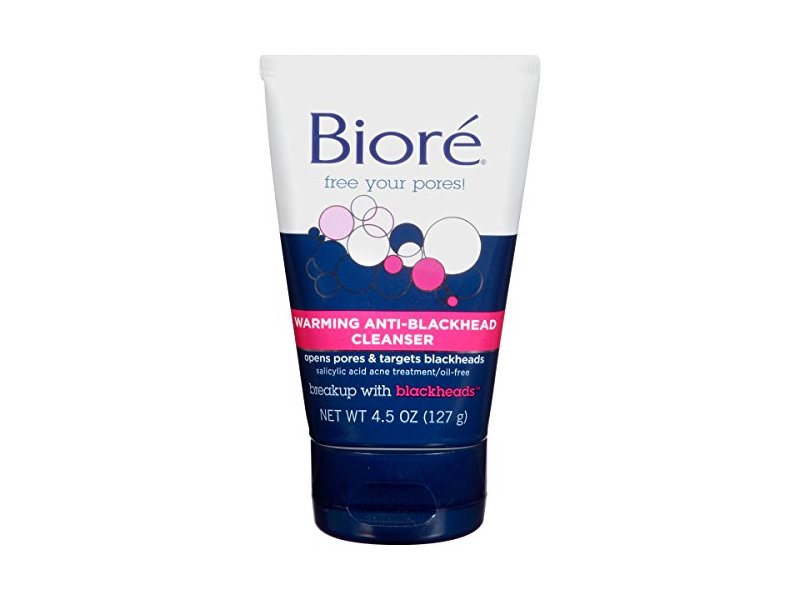Biore Cleanser Warming Anti-blackhead, Complexion Clearing, 4.5 oz ...