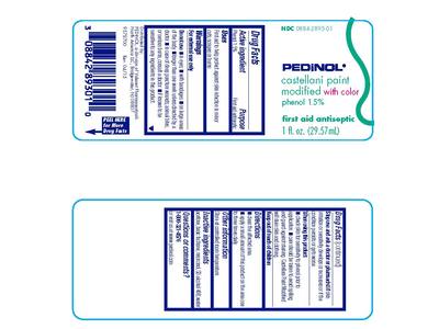 Pedinol Castellani Paint Modified with Color, 1 fl oz Ingredients and ...