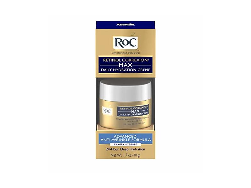 RoC Retinol Correxion Max Daily Hydration Crème 1.7 oz Ingredients and ...