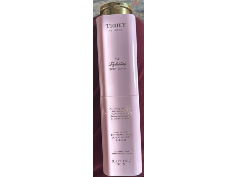 Truly Clinical The Hydrating Body Serum, 3.1 fl oz/90 mL Ingredients ...