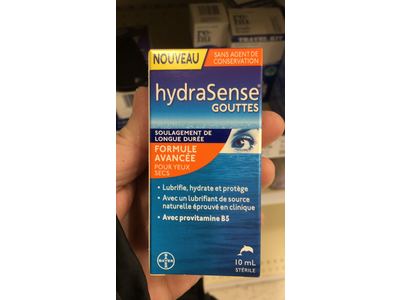 Hydra Sense Eye Drops Advanced For Dry Eyes, 10 mL Ingredients and Reviews