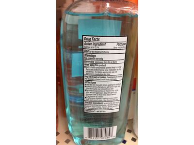 Equate Deep Cleaning Astringent for Sensitive Skin, 8 fl oz Ingredients ...