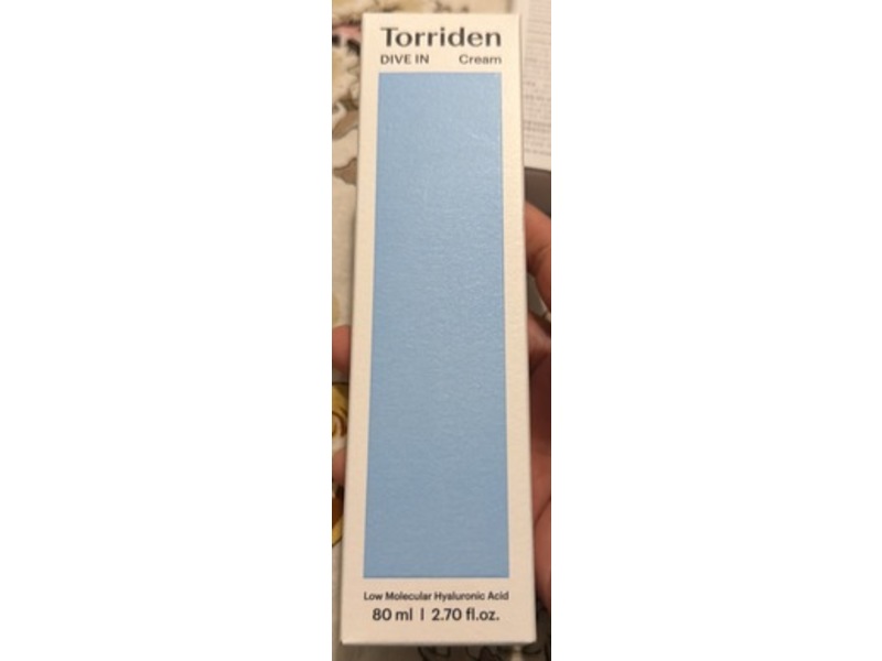 Torriden Dive In Cream, 2.70 fl oz/80 mL Ingredients and Reviews