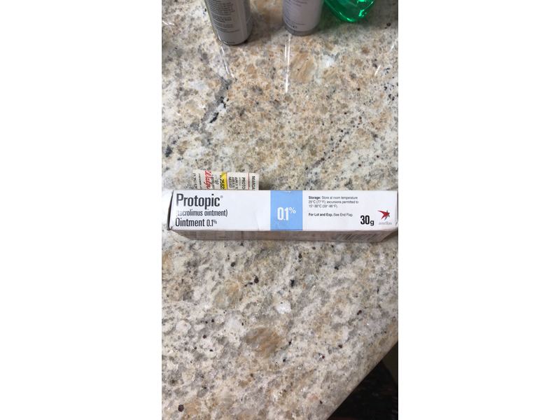 Protopic (Tacrolimus ointment) Ointment 0.1% (RX), 30 Grams, Astellas ...