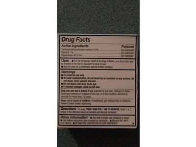 Refresh Optive Lubricant Advanced Triple Action Relief Eye Drops, 0.33 ...