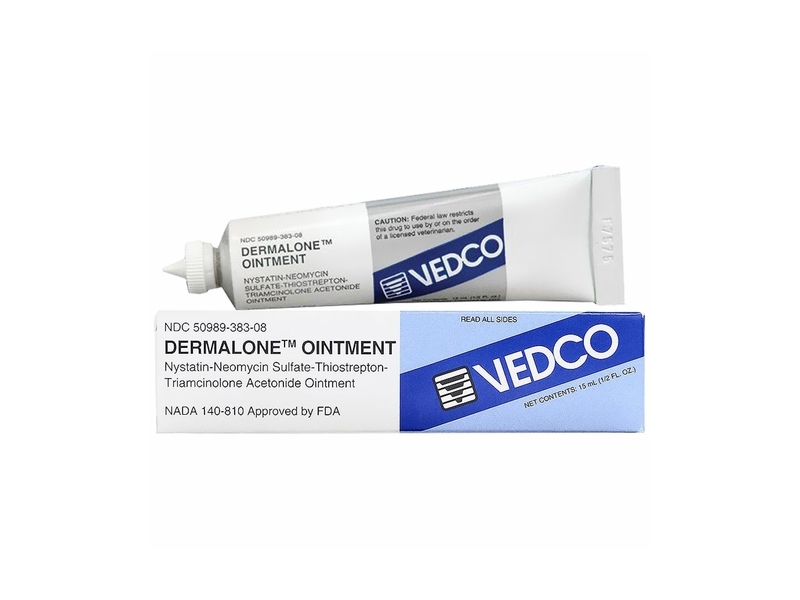 Dermalone Ointment For Dogs & Cats, 15ml, VEDCO Ingredients and Reviews