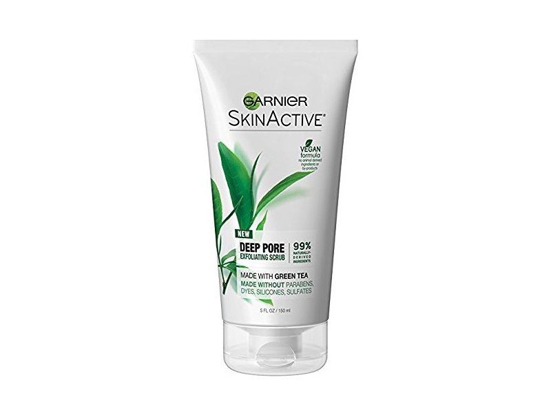 Garnier SkinActive Deep Pore Exfoliating Scrub Green Tea, 5 fl. oz ...