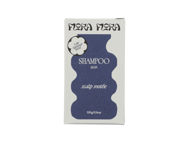 Flora Flora Co Scalp Soothe Shampoo Bar, Late Summer Scent, 1.9 oz/55 g ...