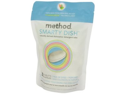 Method Smarty Dish Dishwasher Tablets, Free & Clear, 20 Count ...