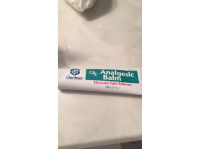 Geritrex Analgesic Balm 1oz Ingredients and Reviews