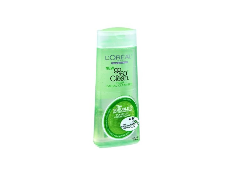 L'Oreal Go 360 Clean Deep Facial Cleanser with Scrublet Ingredients and ...