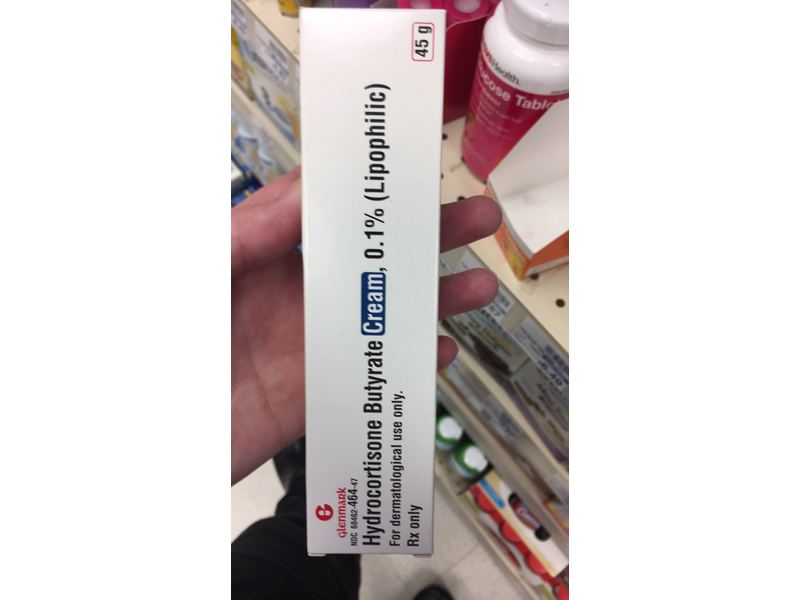 Hydrocortisone Butyrate Cream 0.1% (Lipophilic) (RX) 45 Grams ...