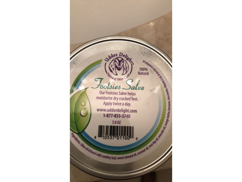 Udder Delight Footsie Salve, 3 oz Ingredients and Reviews