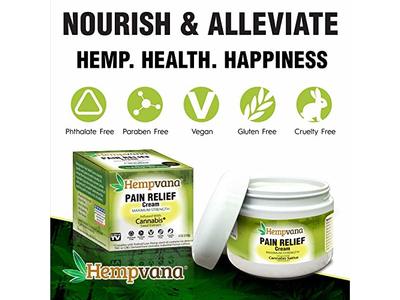 Original Hempvana Pain Relief Cream by BulbHead - The Hemp Cream for ...
