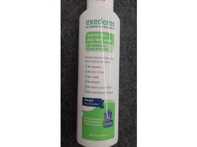 Exederm Daily Body Wash, 12 fl oz Ingredients and Reviews