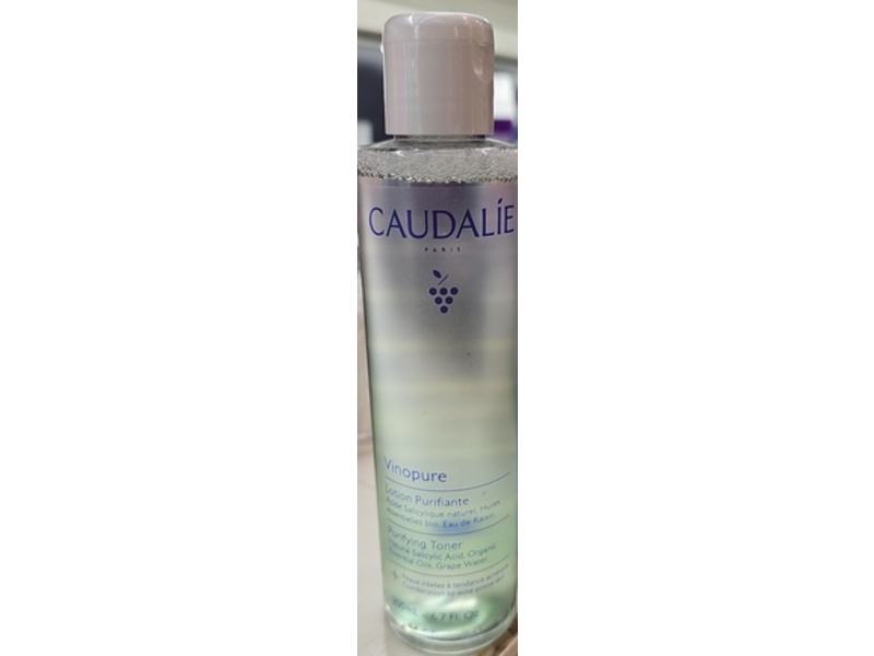 Caudalie Vinopure Purifying Toner, Rose Water, 6.7 fl oz/200 mL ...
