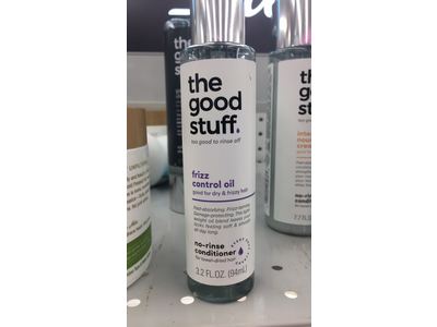 The Good Stuff Frizz Control Oil No-rinse Conditioner, 3.2 fl oz ...