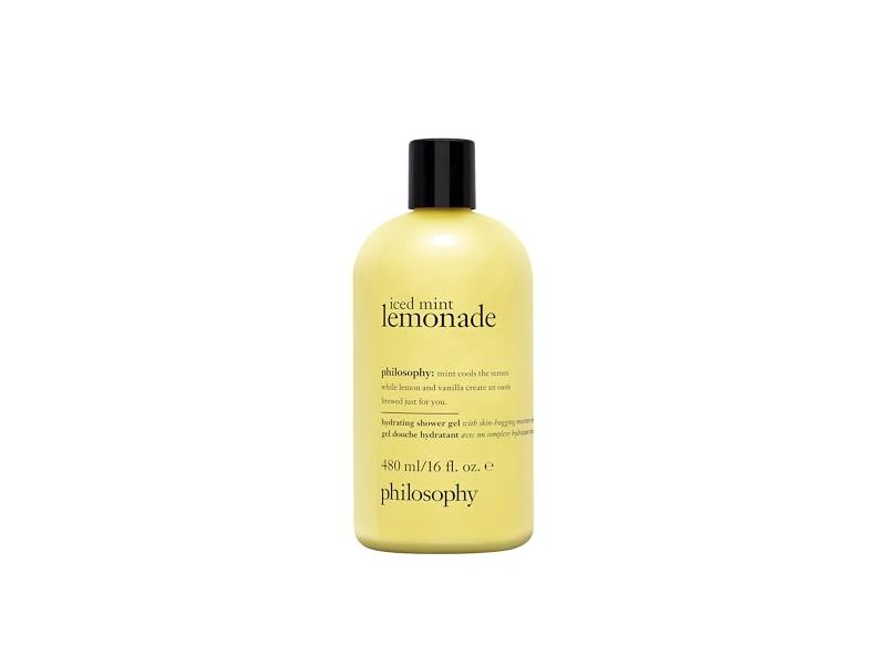 Philosophy Hydrating Shower Gel, Iced Mint Lemonade, 16 fl oz/480 mL ...
