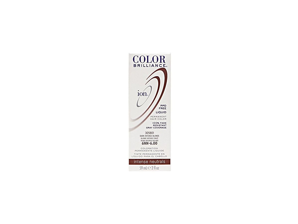 Ion 6NN Dark Intense Blonde Permanent Liquid Hair Color Ingredients and ...